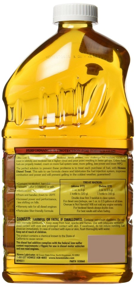 Howes 103060 'Diesel Treat' Diesel Conditioner and Anti-Gel - 64 oz. | eBay