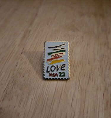 Love USA 22 Stamp Lapel Pin | eBay