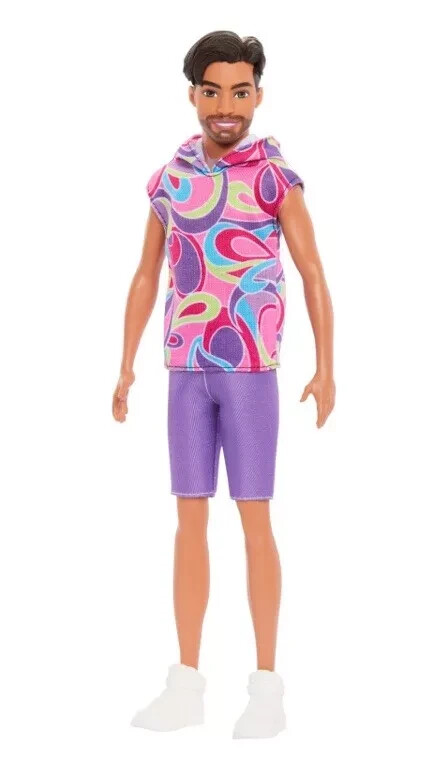 Barbie Fashionistas KEN DOLL #227 With Beard Brown Hair HRH26 | eBay