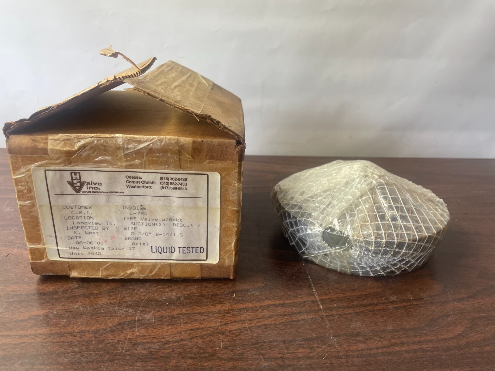 Ariel B-1471 S Suction Valve 5 3/8" W/ Gskt | eBay