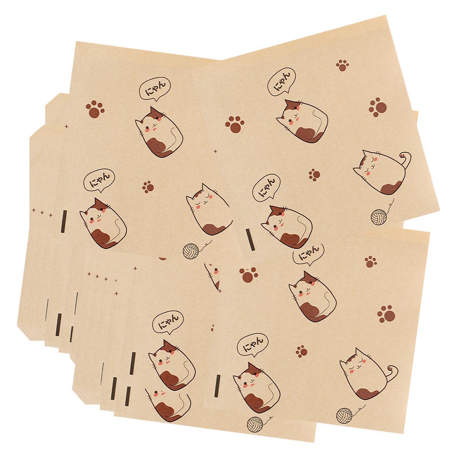 100Pcs Greaseproof Paper Treat Bags Multipurpose Small Paper Bags ...