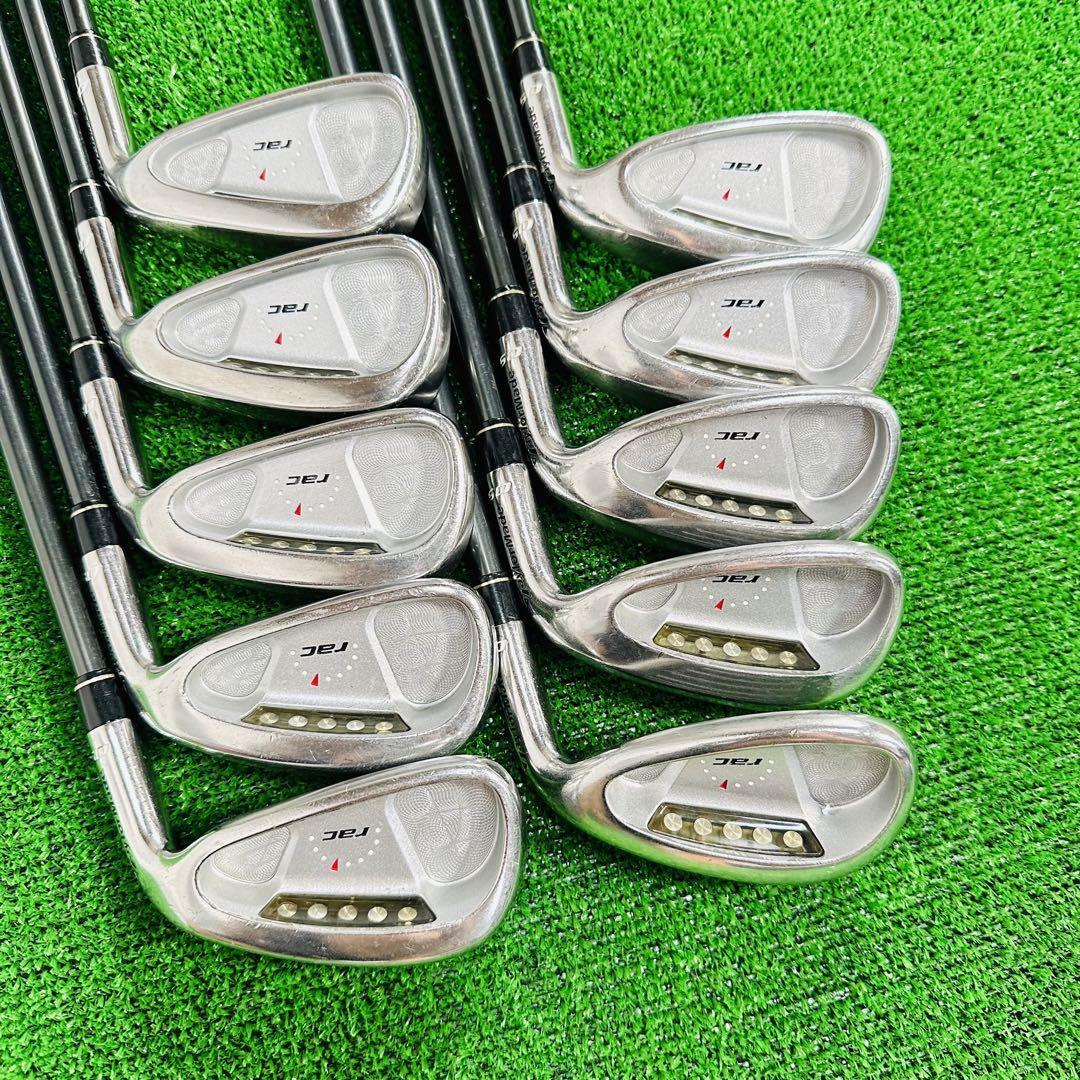 TaylorMade rac Iron Set 10-Piece 3-PW, AW, SW FlexR TM-RAC PLUS | eBay