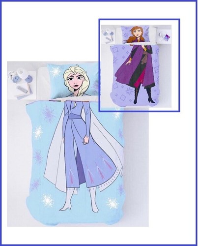 Disney Frozen Anna Elsa Single Quilt, Doona Cover Set Kids Bedding ...