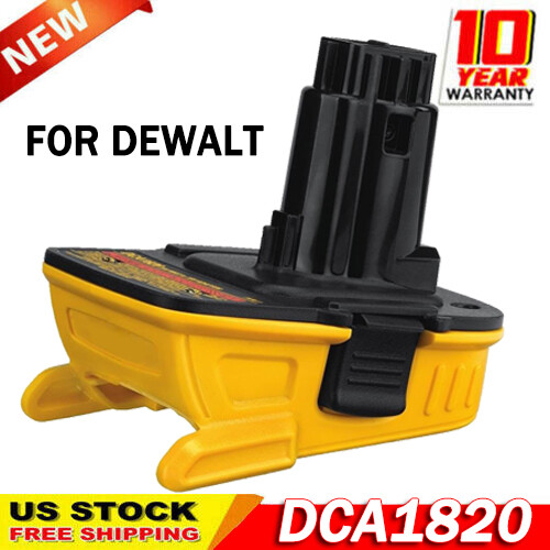 DEWALT+DCA1820+20V+Battery+Adapter+-+Black%2FYellow for sale online | eBay