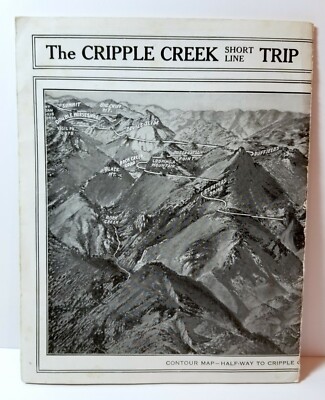 1920s "Cripple Creek Shortline" Colorado tourism brochure history | eBay
