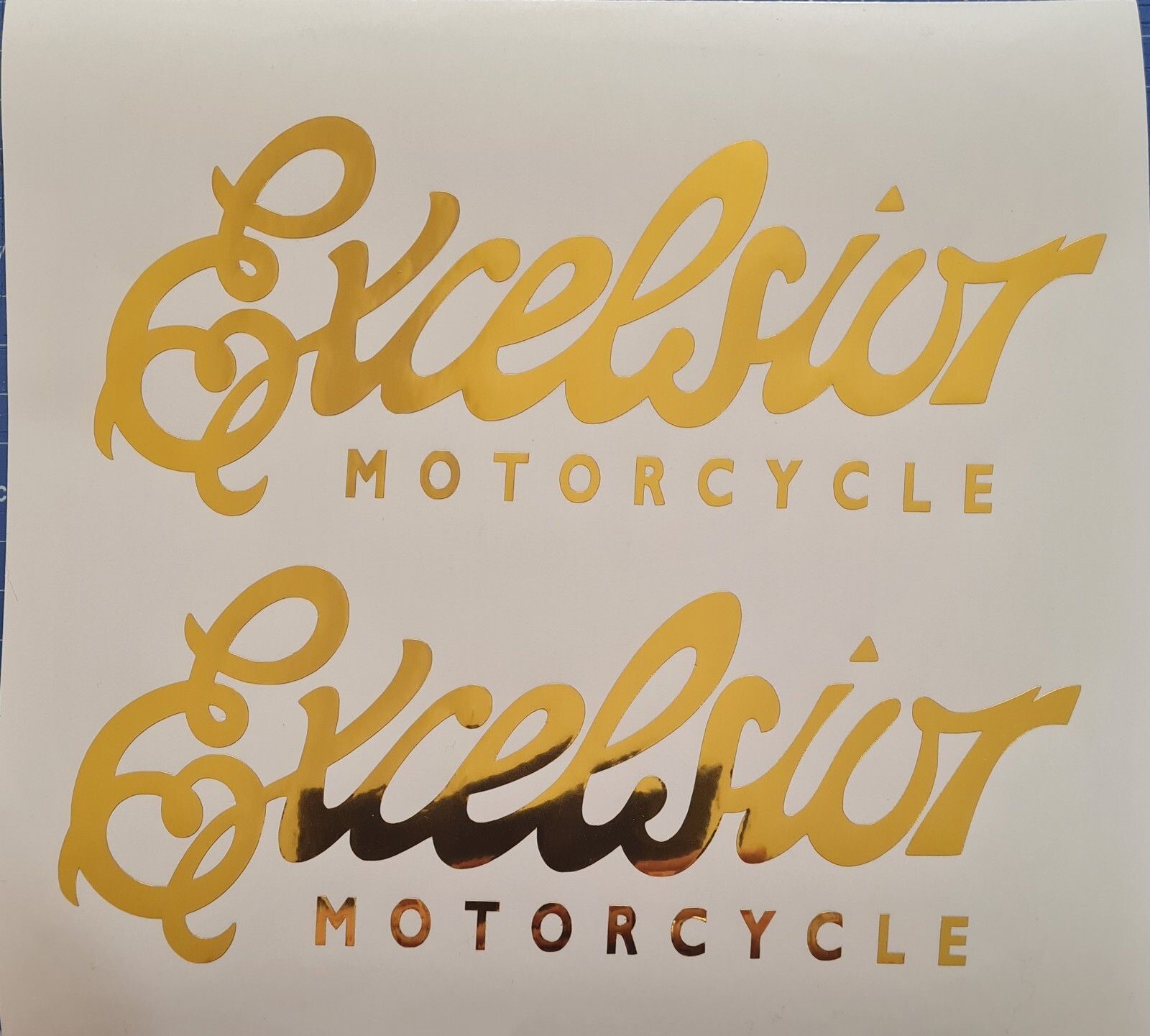Compatible With Excelsior Classic motorcycle tank Vinyl decal sticker ...