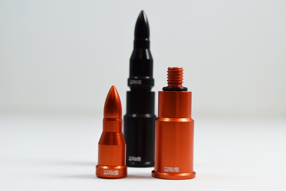 4 TRUE SPIKE RED SPIKED WHEEL RIM TIRE AIR VALVE STEM COVER CAP SET FOR ...