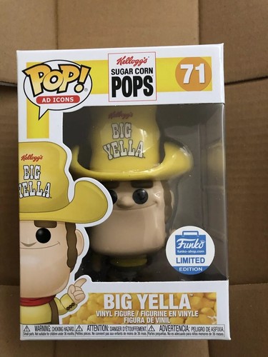 Funko Pop! Kellogg’s Sugar Corn Pops Big Yella #71 LE New In Box Funko ...