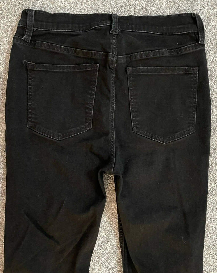 Free People Women's Size W 29 Black Distressed Denim Skinny Jeans (C5 ...