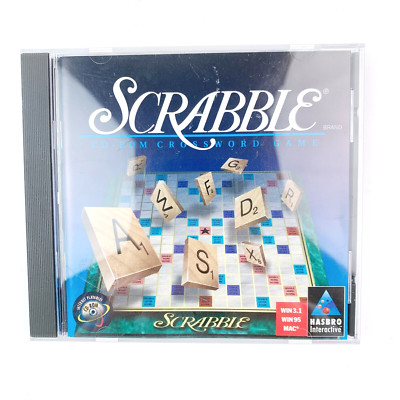 1996 Scrabble CD-Rom Crossword Game Windows 3.1 95 Game Jewel Case | eBay