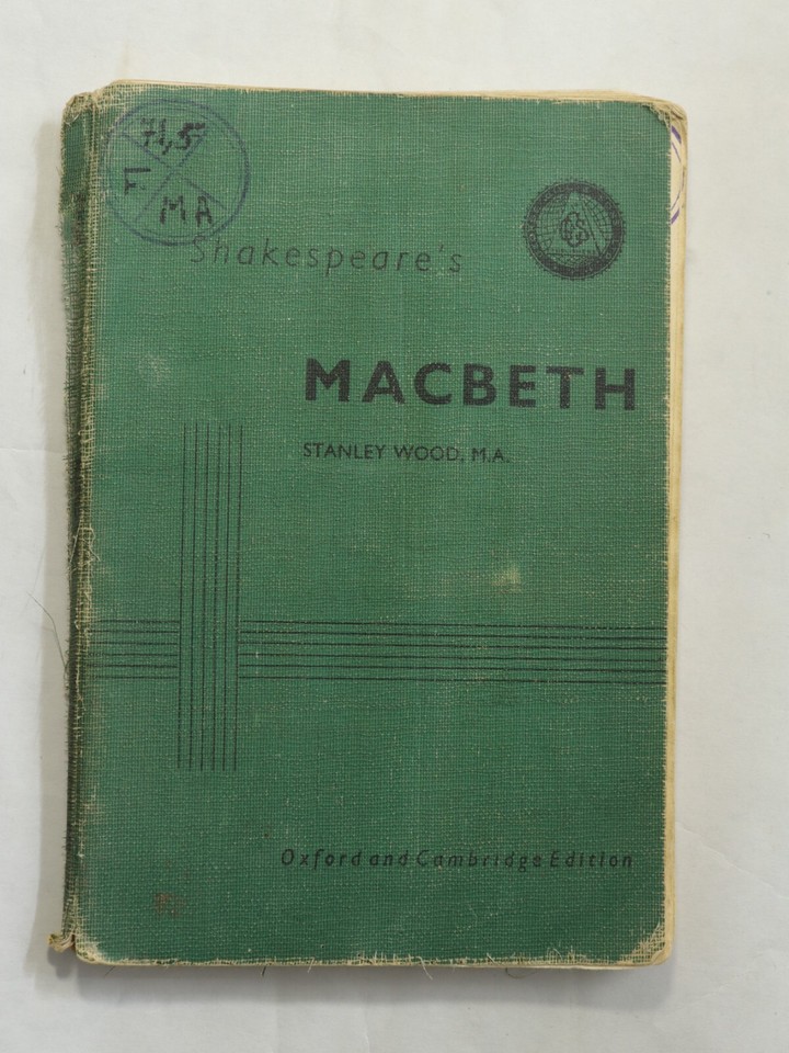 Shakespeare's Macbeth Book Oxford & Cambridge Edition Stanley Wood, M ...