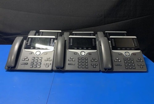Lot of 5 Cisco CP-8811-K9 8811 VoIP 5 Line Business Conference Phone 85466 | eBay