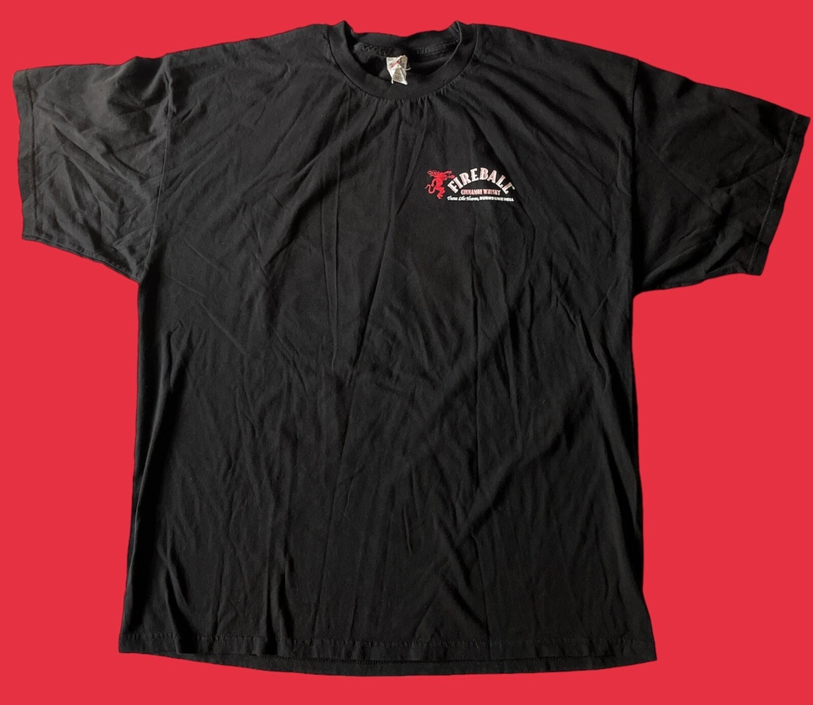 FIREBALL WHISKY T Shirt Unisex (XXL) Whiskey / Devil / Liquor | eBay