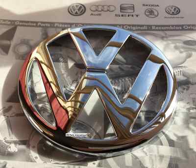 VW Golf MK4 R32 GTI TDI Chrome VW Grill Badge Logo Inscr Genuine New ...
