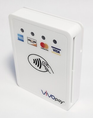 NEW - IDTECH VIVOPay VP3300 3-in-1 Contactless Reader, IDVP-31P2, White ...