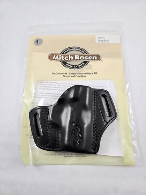 Mitch Rosen Black Leather Holster Kimber Solo Carry OWB Right Hand | eBay