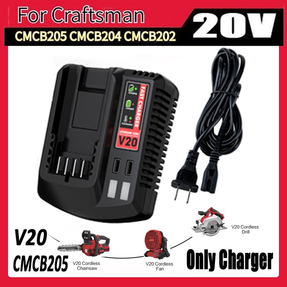For Craftsman V20 20 Volt 8.0Ah Lithium CMCB204 CMCB205 CMCB203 Battery ...