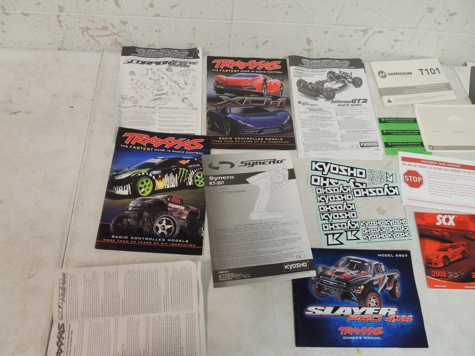 LOT 2 KYOSHO SCORPION XXL-VE / Kyosho Inferno GT2 Audi A4 LOT ...