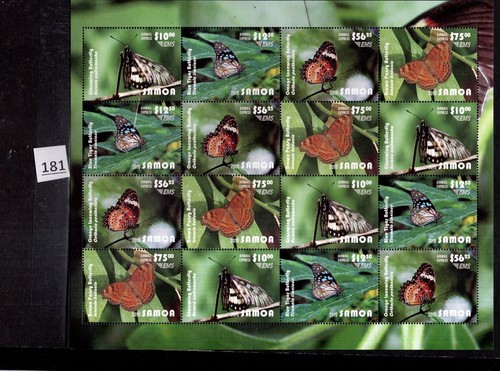 SAMOA 2015 - MNH - BUTTERFLIES - INSECTS | eBay
