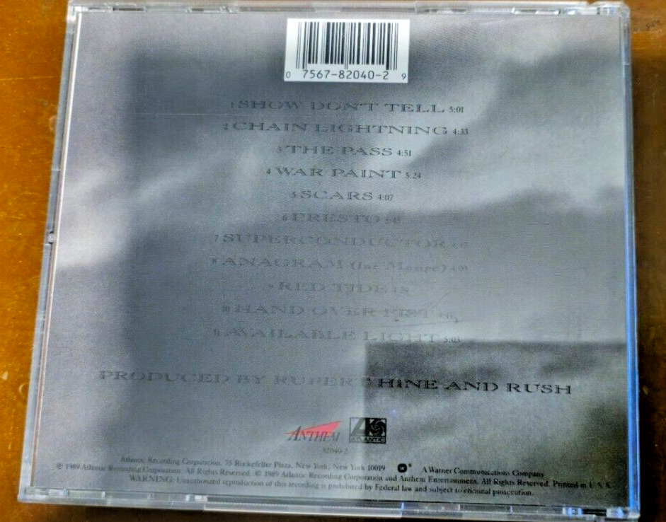 Rush - Presto CD 1989 Pre-Owned Near Mint 75678204029 | eBay