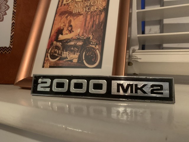 Triumph 2000 Mk2 Rear Badge Emblem 155mm Long for sale online | eBay
