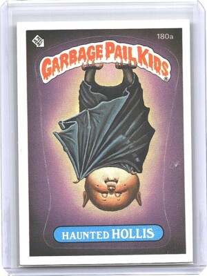 1986 Topps Garbage Pail Kid Sticker # 180a Haunted Hollis GPK Series 5 ...