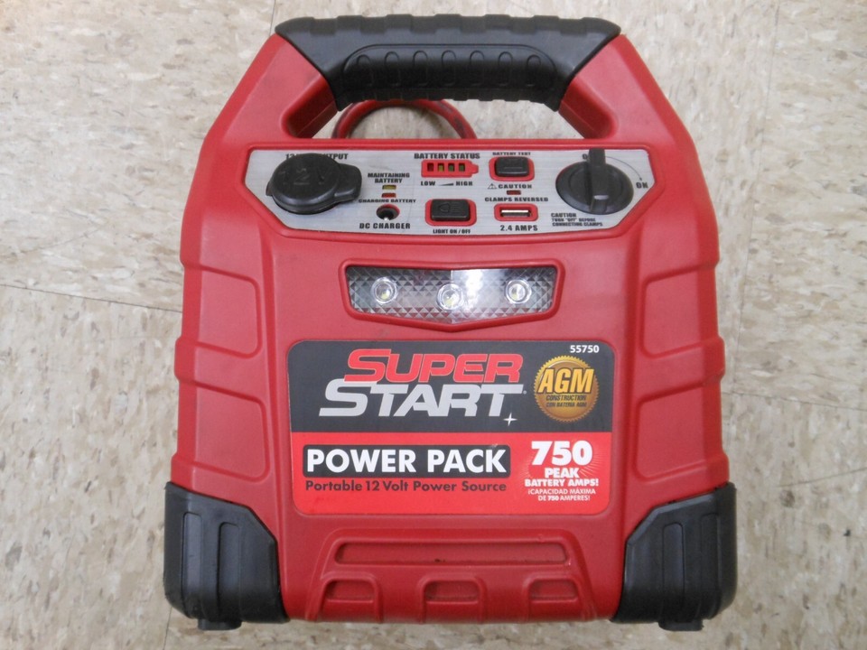 Super Start Power Pack 750AMP 55750 Jump Starter | 12V | Aftermarket ...