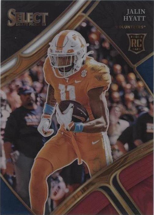 2023 Panini Select Draft Picks - Field Level Jalin Hyatt #108 Tri-Color ...