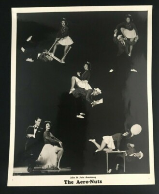 Promotional Photo for John and Jorie Armstrong "The Acro-Nuts" Circus Comedy Act | eBay
