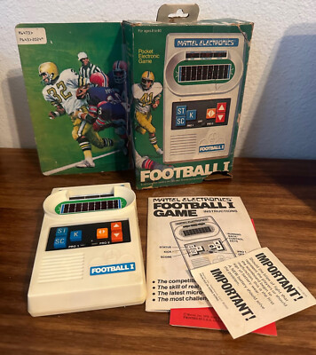 Football Mattel (1977) Retro Handheld Games
