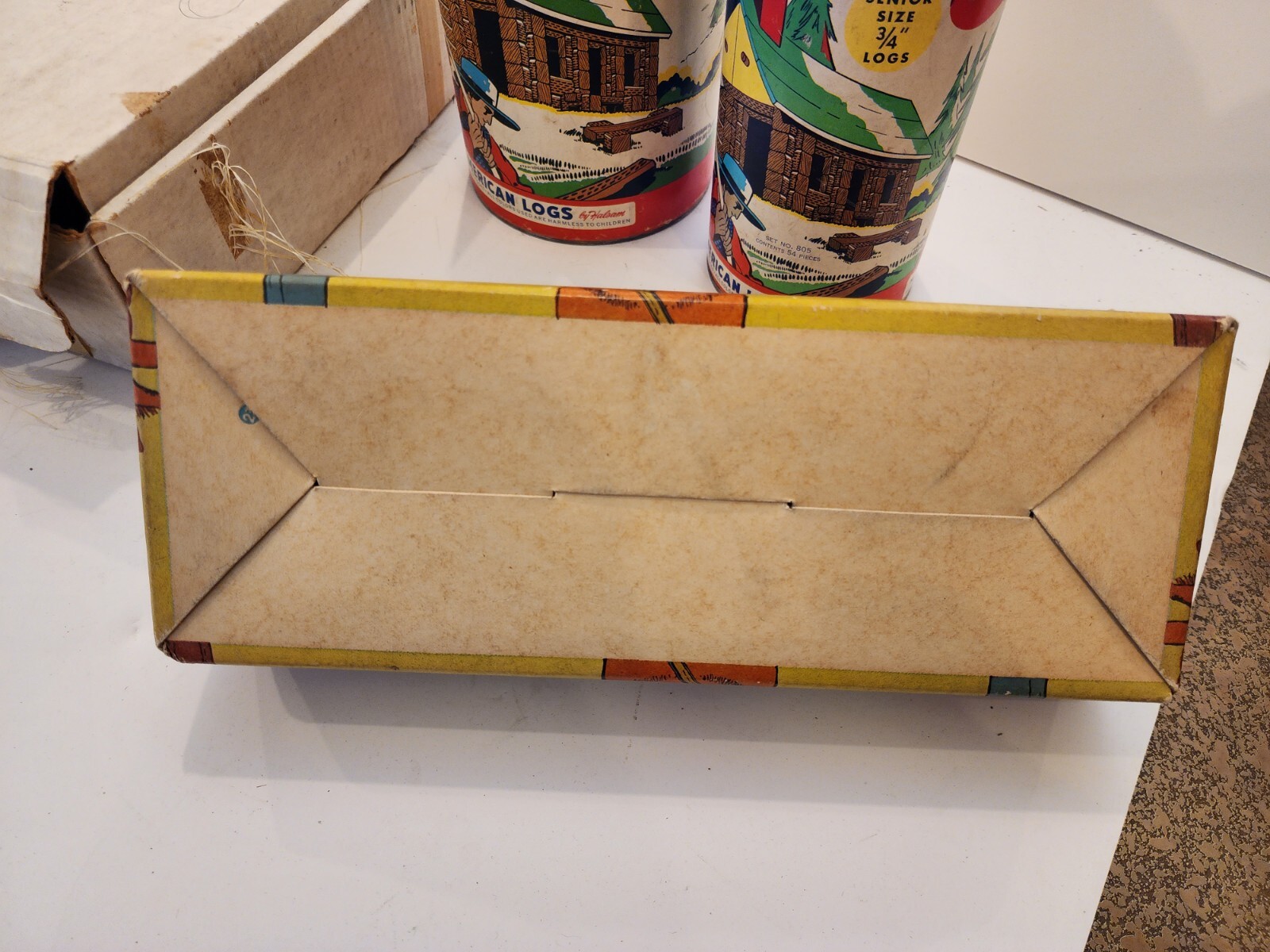 VIntage Lincoln Logs American Logs Halsam and Frontierland Logs Disney ...