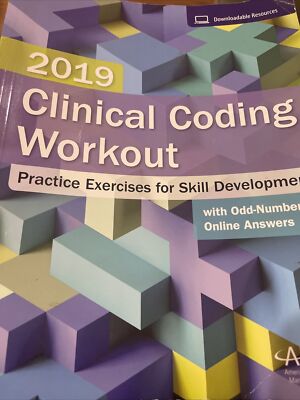 Clinical Coding Workout 2019 by Ahima (2018, Trade Paperback ...