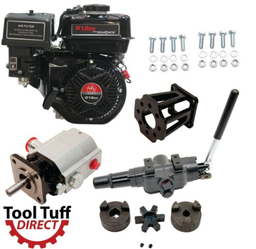 Log Splitter Build Kit: 7.5 hp Engine, 11 GPM, Control Valve, Mount ...