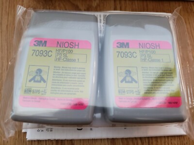 2PC (1Pair) of Genuine 3m 7093c P100 Filter Cartridges (exp 2024) | eBay
