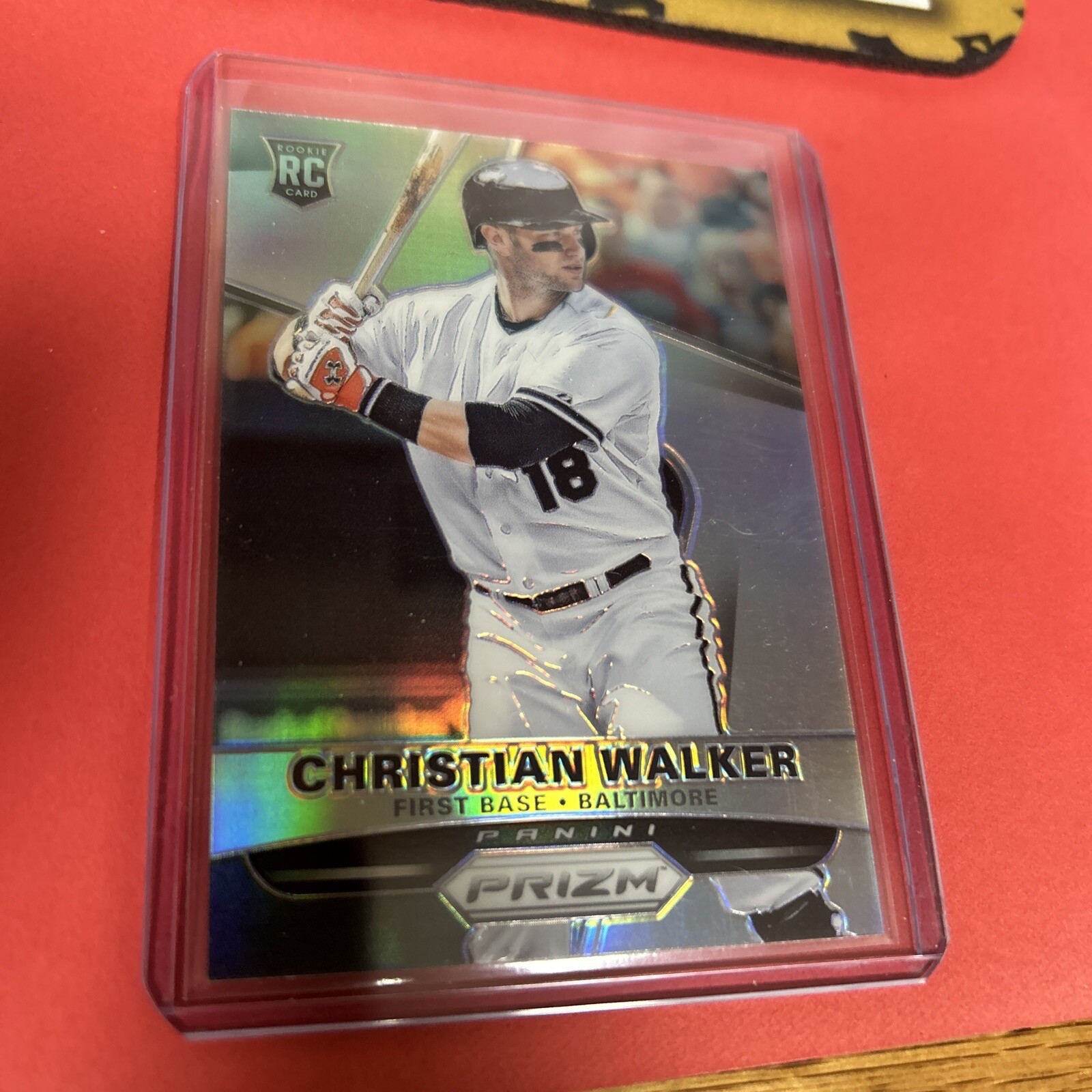 Christian Walker 2015 Panini Prizm ROOKIE REFRACTOR Prizm #180 DBACKS ...