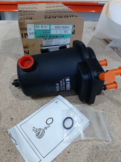 Genuine Nissan Cube Juke MICRA Note & Nv200 1.5 dCi Diesel Fuel Filter ...