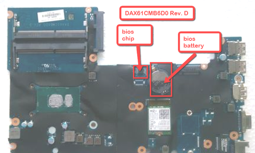 Bios Chip HP ProBook 430 440 446 450 470 G3 for motherboard DAX61CMB6D0 ...