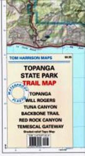 Topanga State Park Trail Map by Tom Harrison Maps (2009, Sheet Map ...