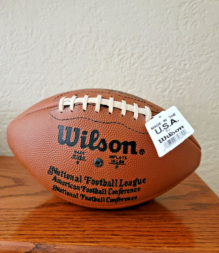 Wilson NFL 75th Anniversary Official Leather Football With Tag | eBay