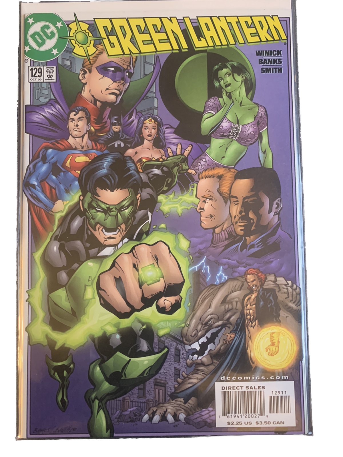 Green Lantern #129 (2000). 1st Cover Appearance Of Nero. DC Comics ...