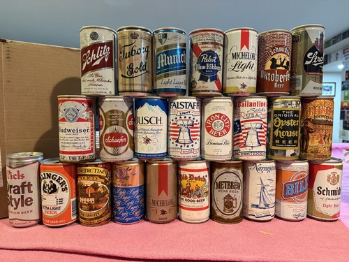 Lot Of 25 Vintage Beer Cans from the 1970s | eBay