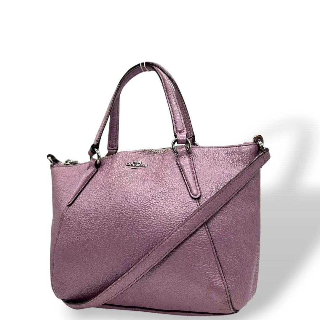 Coach Purple Prairie 2Way Satchel Handbag Authentic U… - Gem