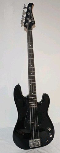 Genuine Silvertone Model SSLB-11/BK Black Bass Guitar | eBay