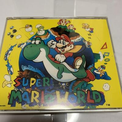 Super Mario World Soundtrack CD 2 Disc BGM Encyclopedia Sadao Watanabe ...