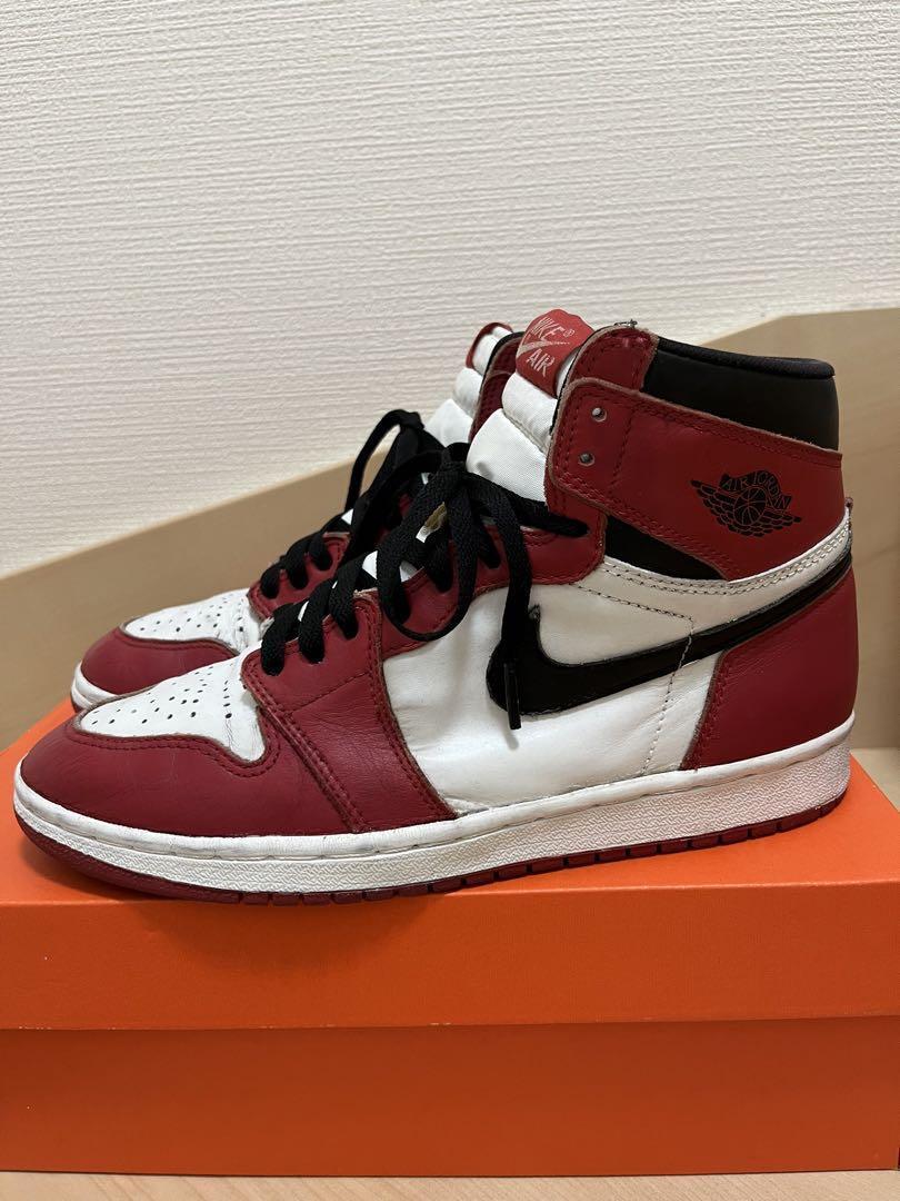 Nike Air Jordan 1 High Chicago US8.5 1994 Reprint Vintage Nike Air Jordan 1 High Chicago US8.5 1994 Reprint Vintage