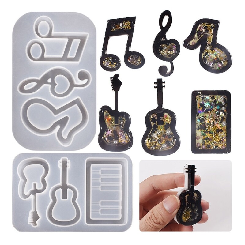 Instrument Note Epoxy Resin Mold Keychain Mold Making Supplies | eBay