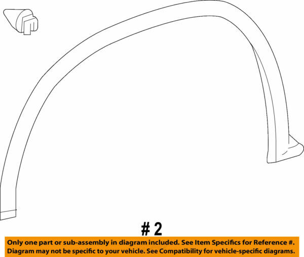75601-48040 Toyota Moulding Sub-assy Front Fender RH 7560148040 Genuine ...