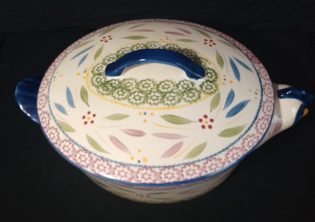 Set Of 3 Confetti Old World Pattern Chicken Ovenware Temp-tations by ...