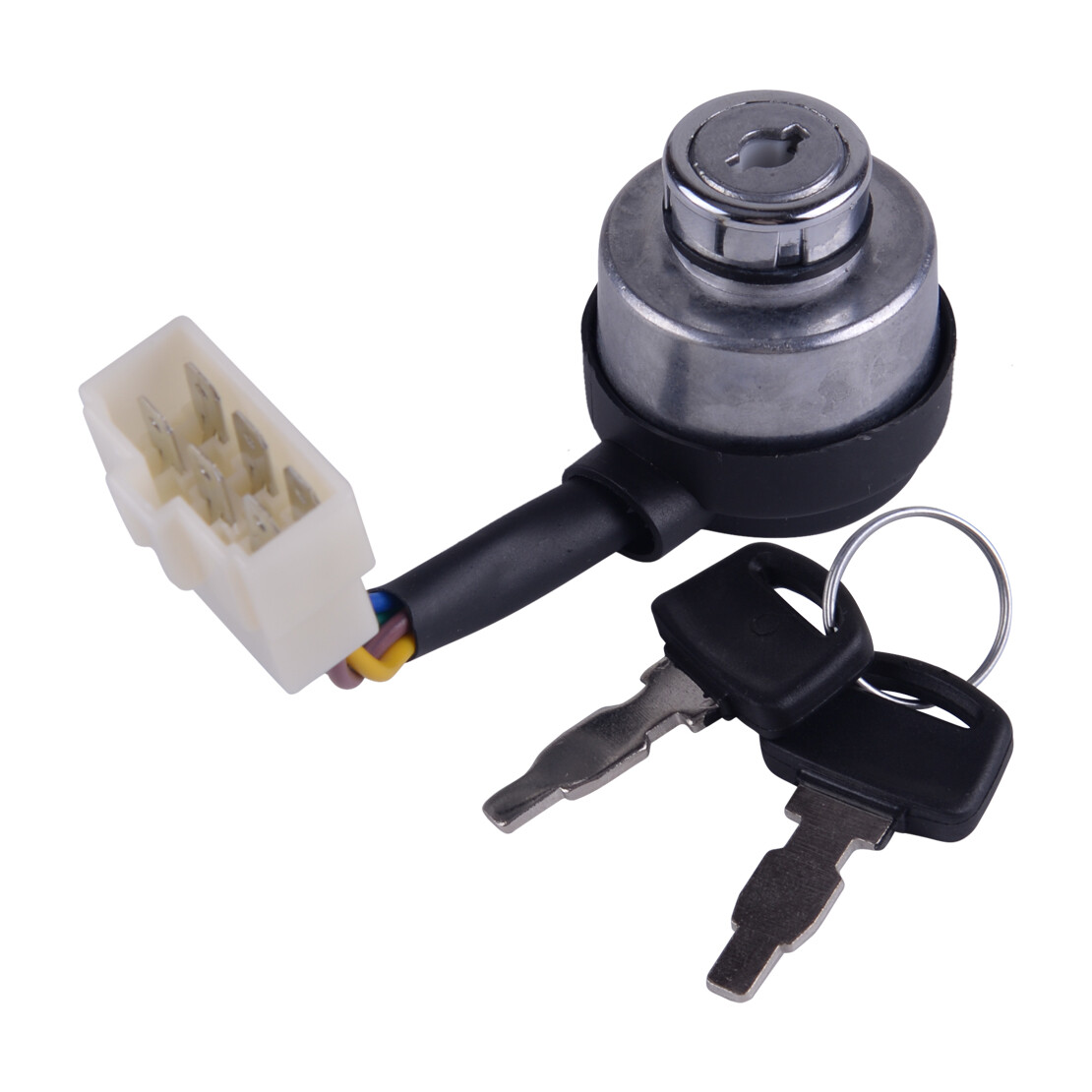 6-Wire On Off Ignition Key Switch fit for 2.5-6.5KW 188F Chinese Gas ...