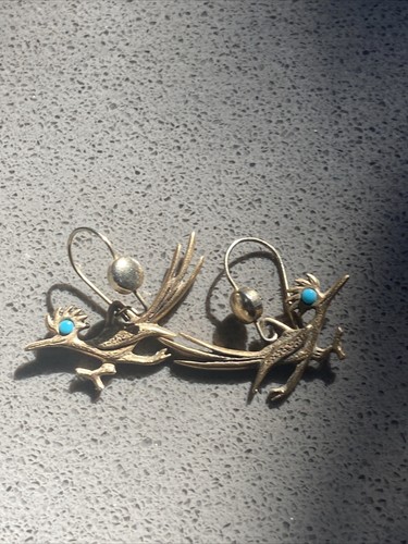 Vintage J Ritter Road Runner Pierced Earrings | eBay